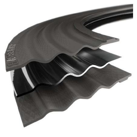 Joints métalliques ondulés graphite ép 1,6 mm class 300